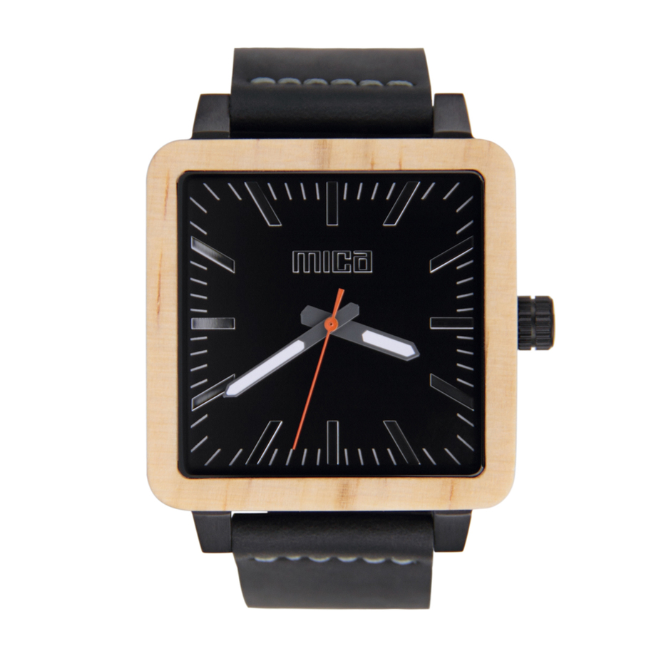 Mica Move - Wood + Leather Watches - Touch of Modern