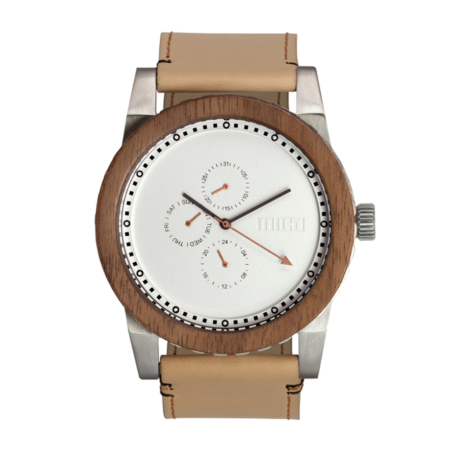 Mica Move - Wood + Leather Watches - Touch of Modern