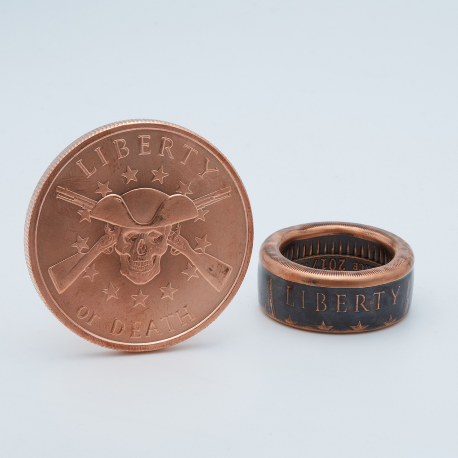 CoinCrafters - Rings Forged from Copper Coins - Touch of Modern