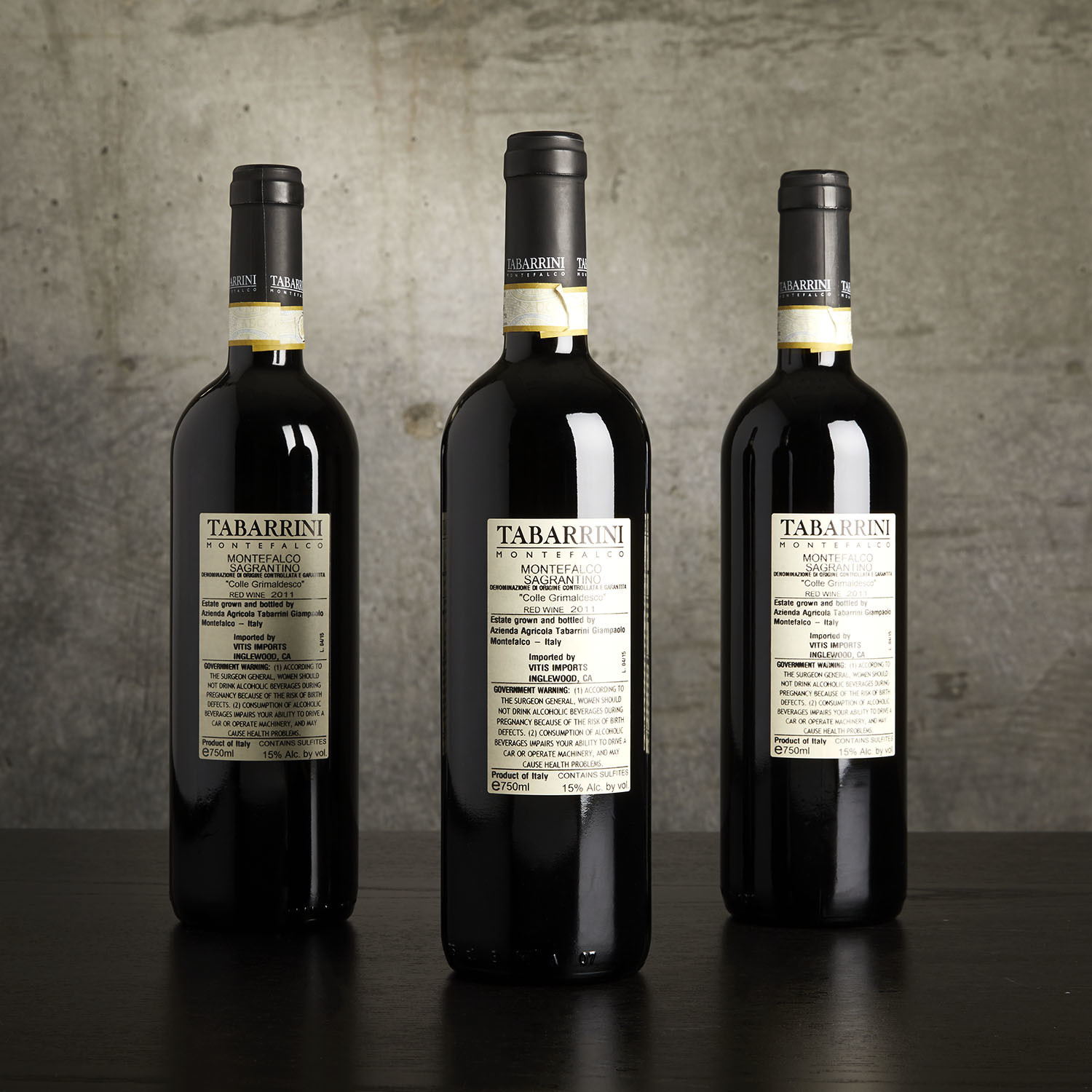 Tabarrini Montefalco Sagrantino // 3 Bottles - Tabarrini Vineyards ...