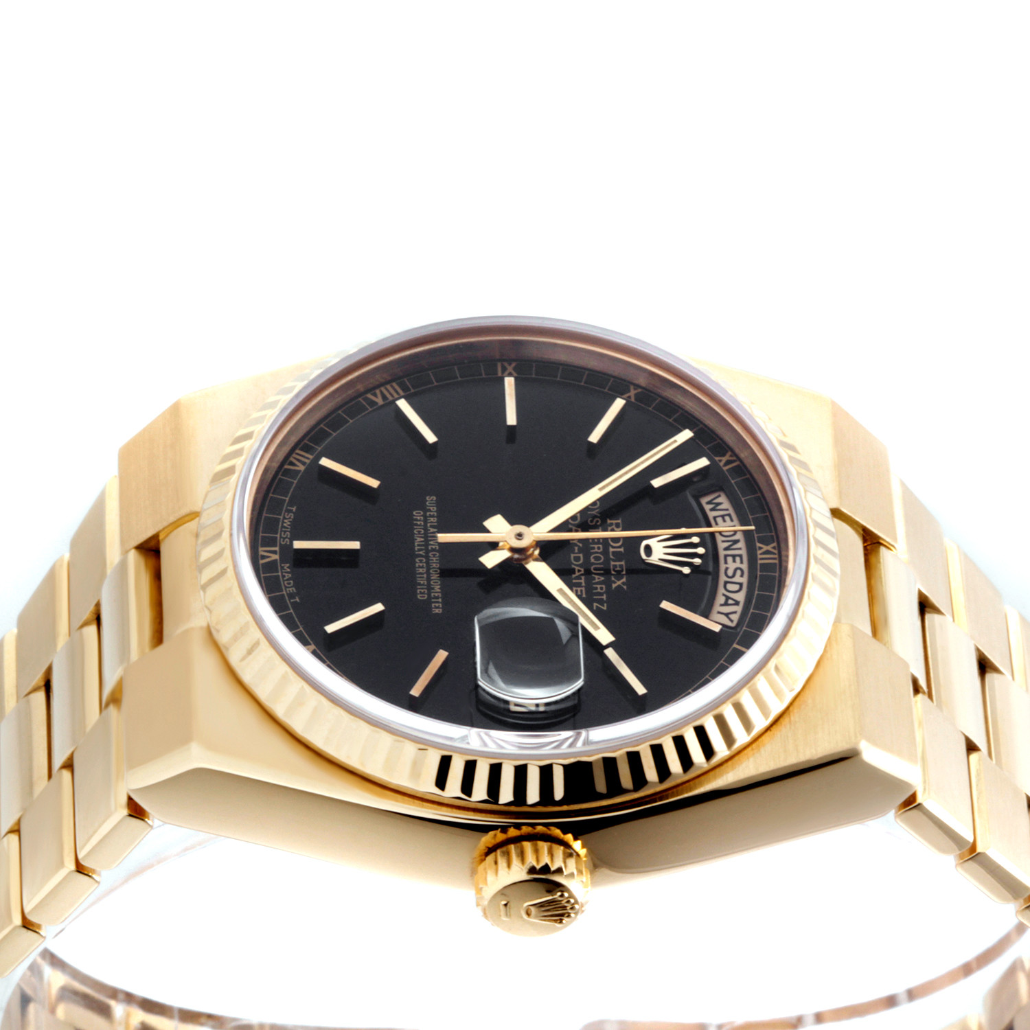 Rolex DayDate OysterQuartz // 19018 // Pre-Owned - Pre-Owned Rolex ...