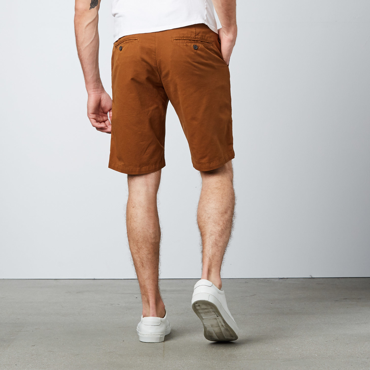 Classic Zip Front Short // Tobacco (30) - Lanai - Touch of Modern