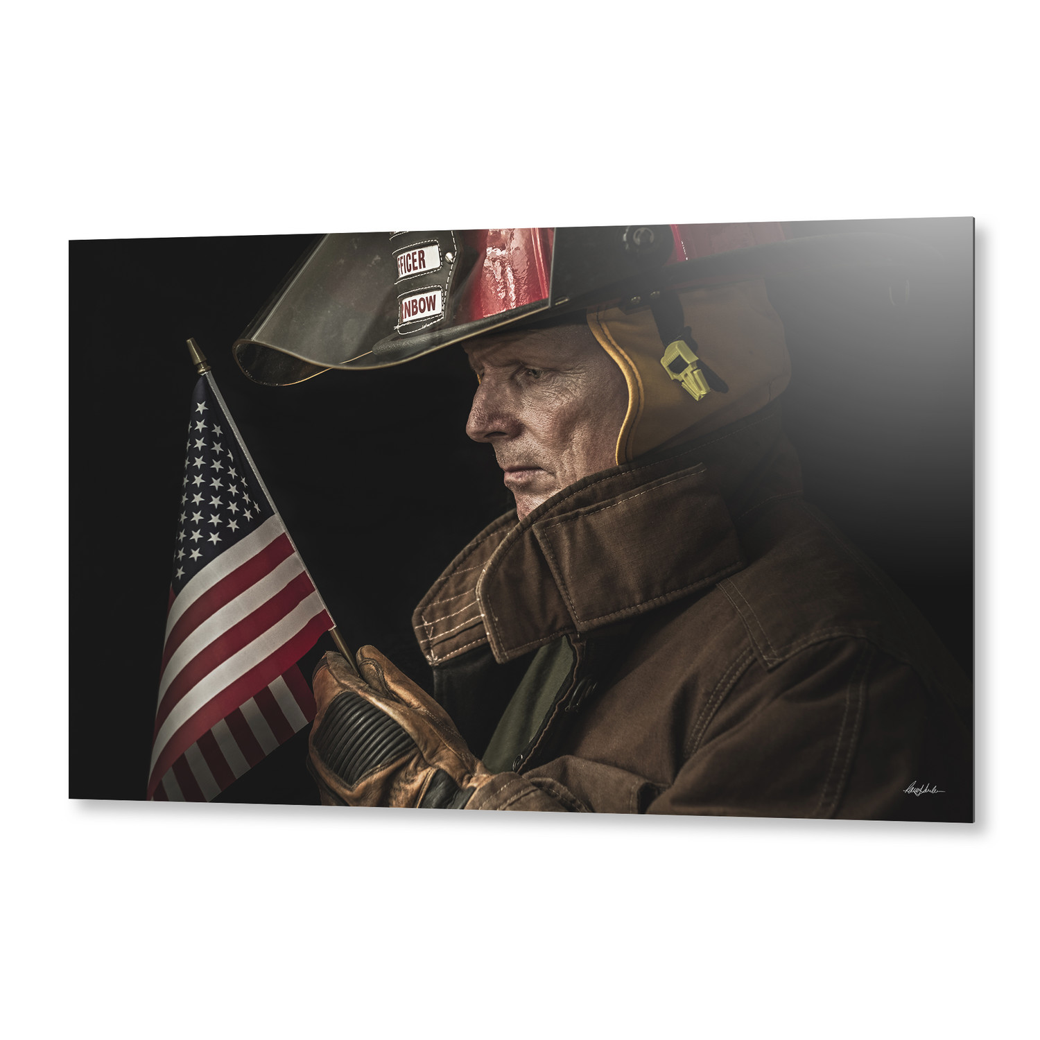 Honoring the Colors // Randy Turnbow // Aluminum Print - Americana ...