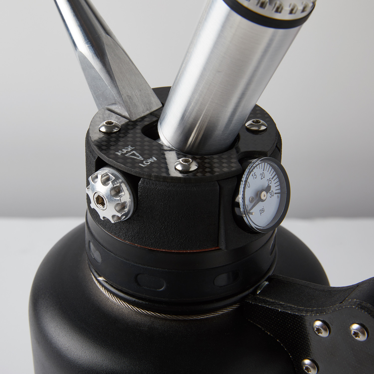 Stainless Growler + Micarta G-10 Handle - Billet Designs - Touch of Modern