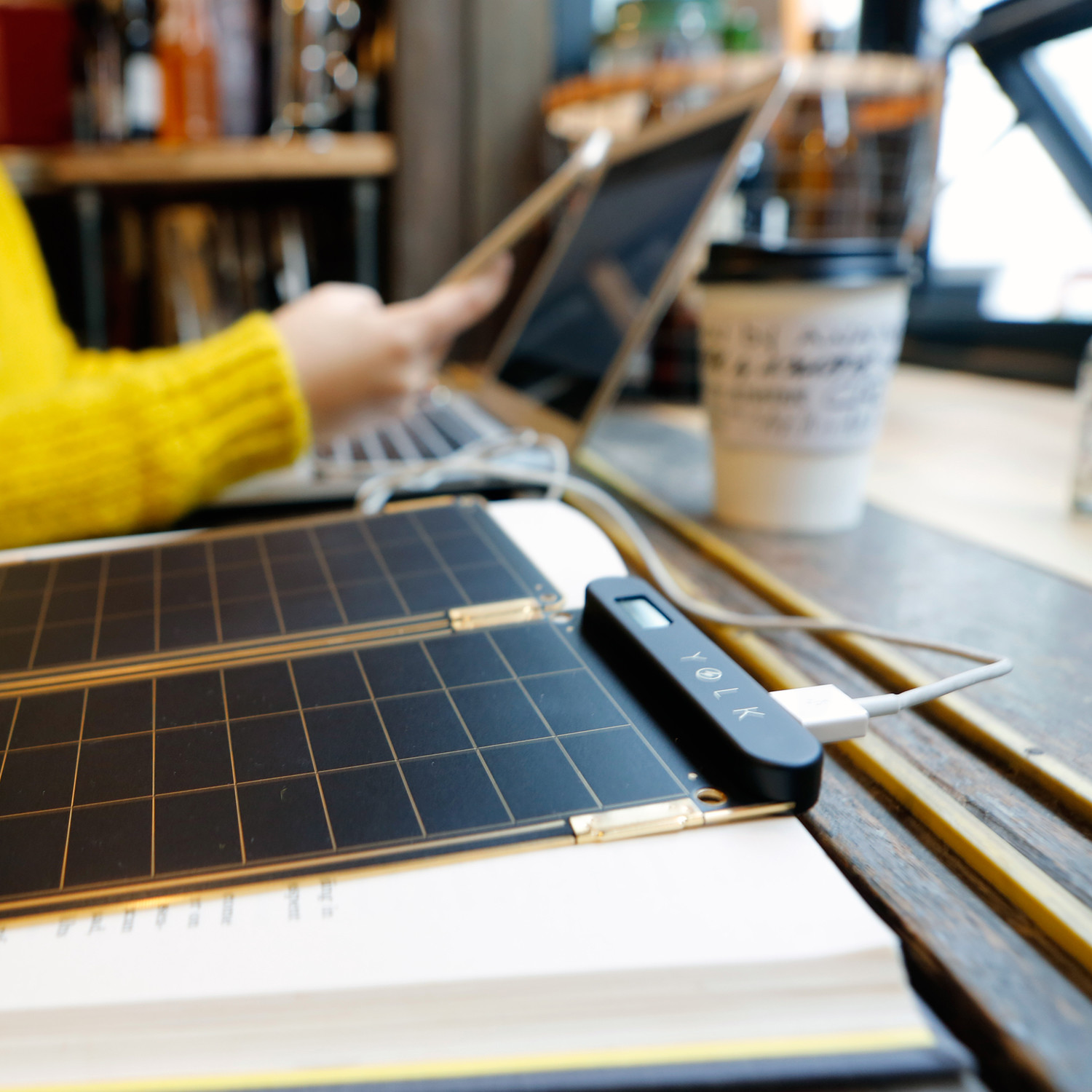 Solar Paper + Pouch (7.5 Watt) - YOLK Station - Touch of Modern
