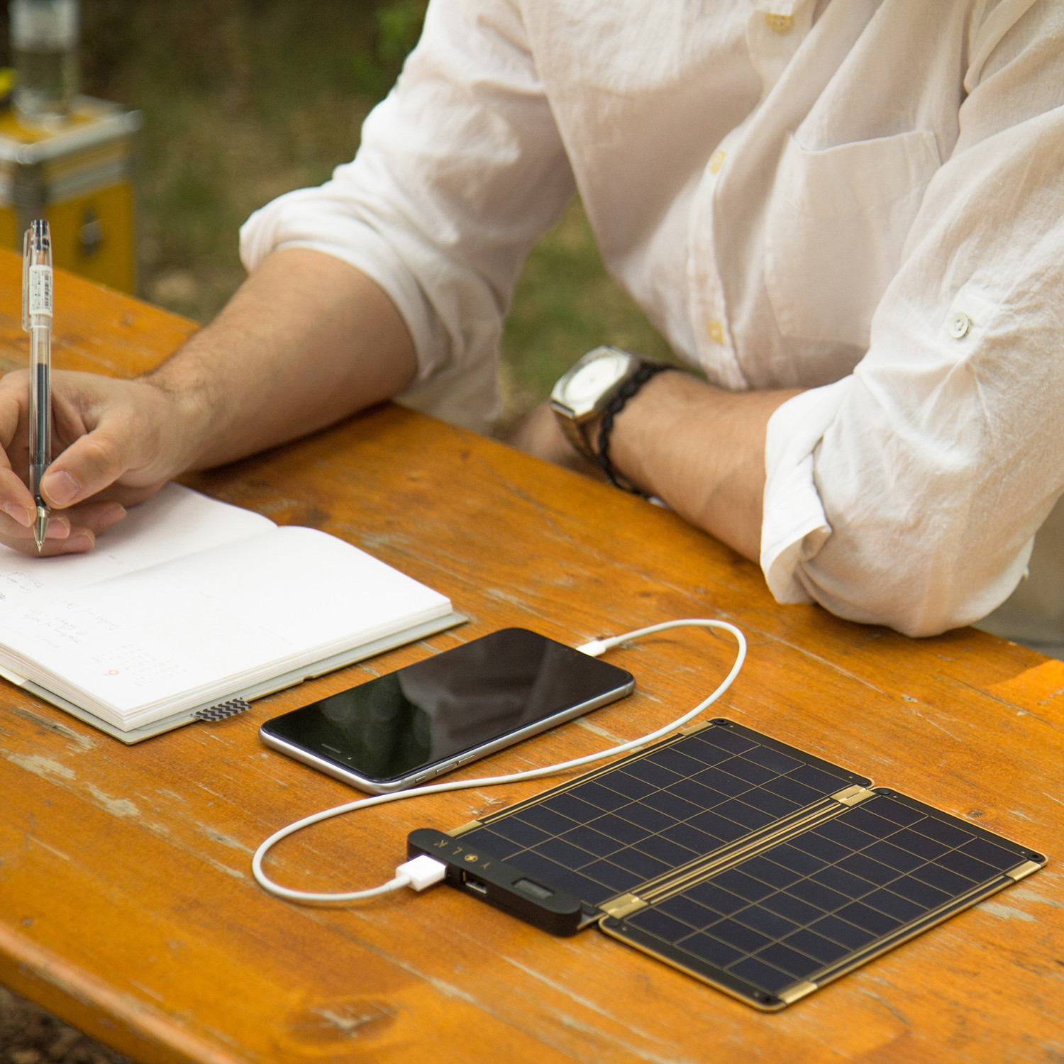 Solar Paper + Pouch (7.5 Watt) - YOLK Station - Touch of Modern