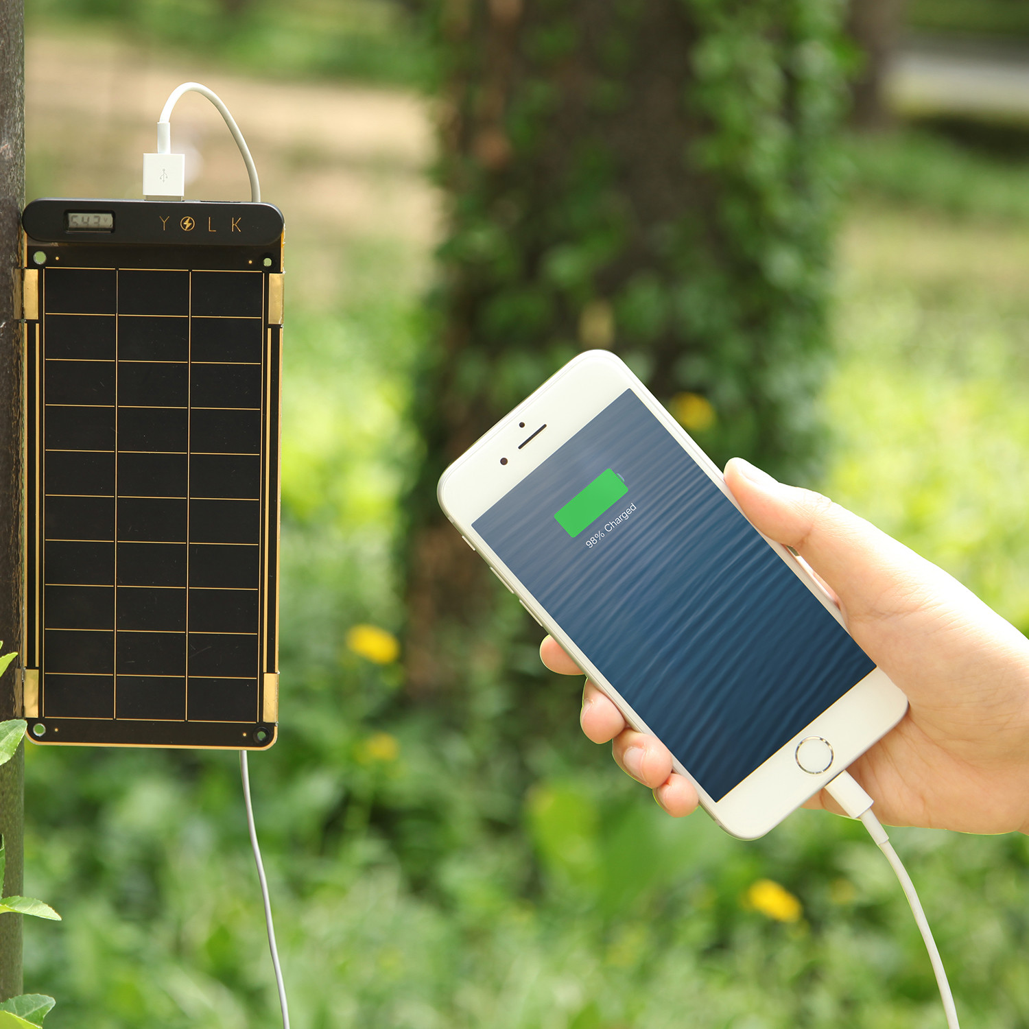 Solar Paper + Pouch (7.5 Watt) - YOLK Station - Touch of Modern