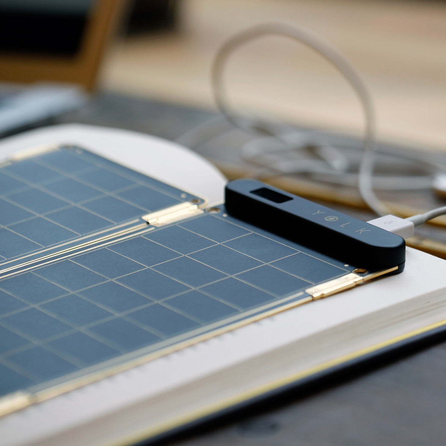 Solar Paper + Pouch (7.5 Watt) - YOLK Station - Touch of Modern