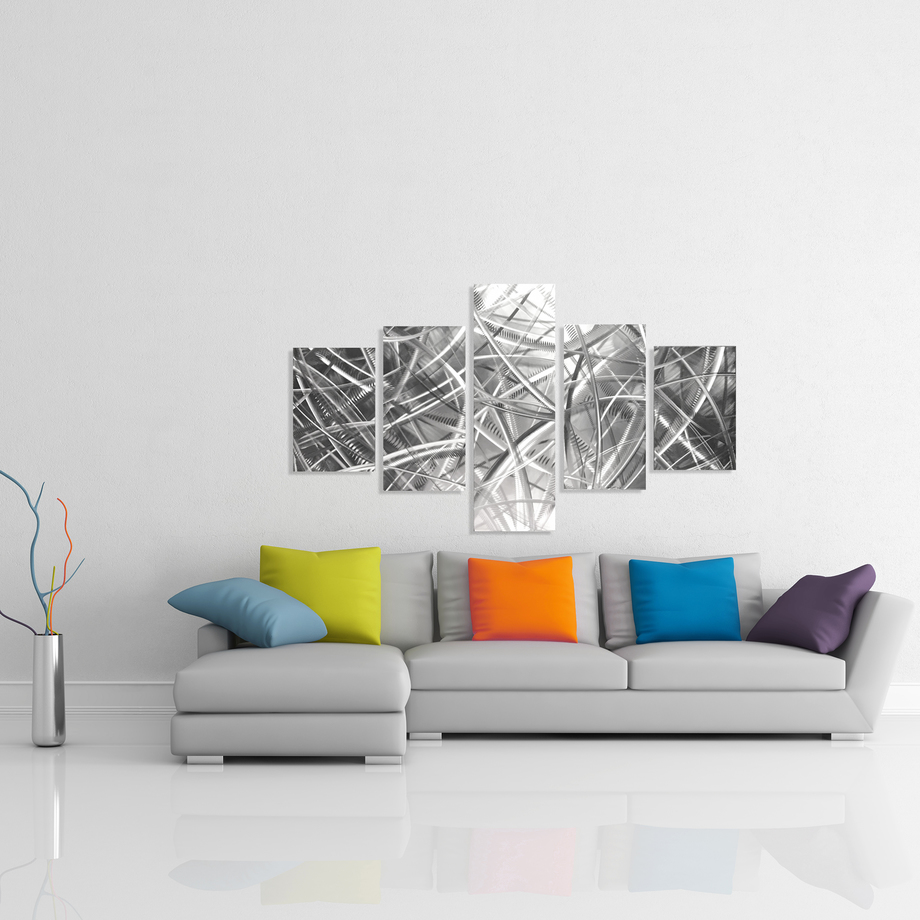 Modern Crowd Metal Art - The Cure For The Common Wall - Touch of Modern