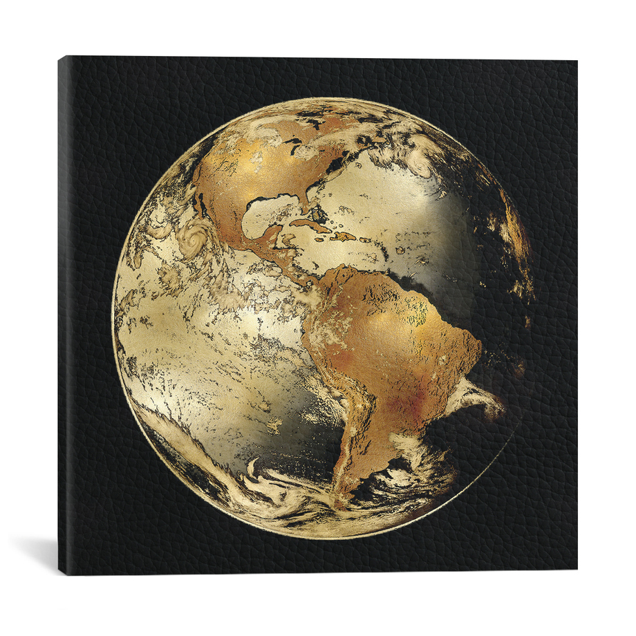 World Maps on Leather - Exotic Cartography - Touch of Modern