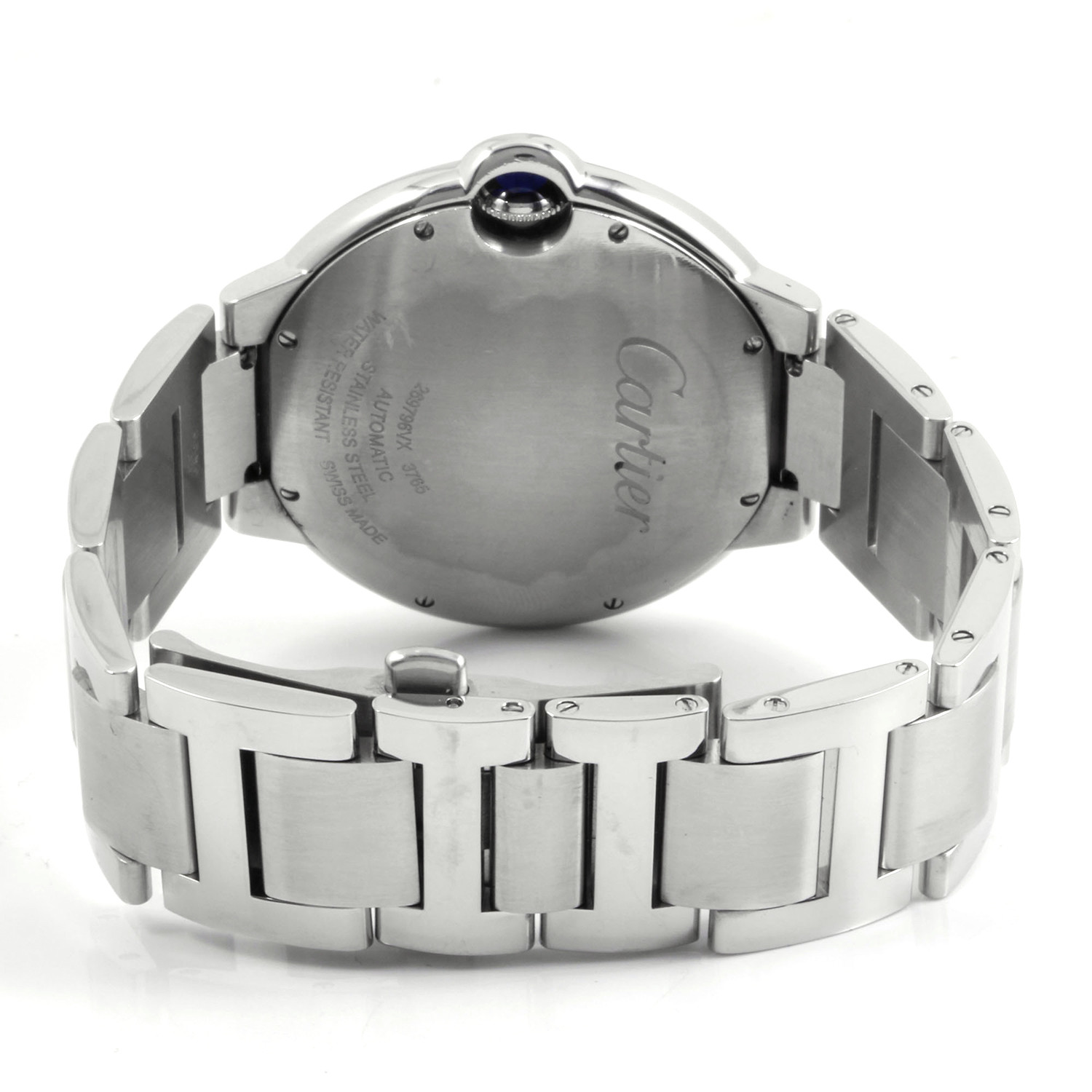 Cartier Ballon Bleu de Silver Automatic // W69012Z4 // Pre-Owned ...