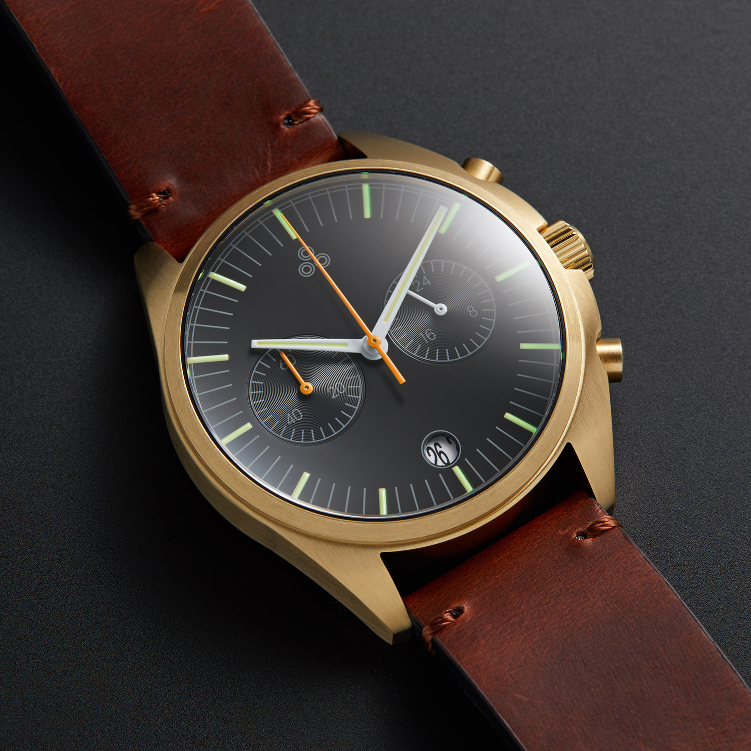 Bespoke Watch Projects 72 Flyback Chronograph Hybrid Mecha-Quartz ...