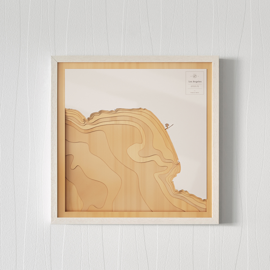Pangea Maps - Contour Wood Art - Touch of Modern