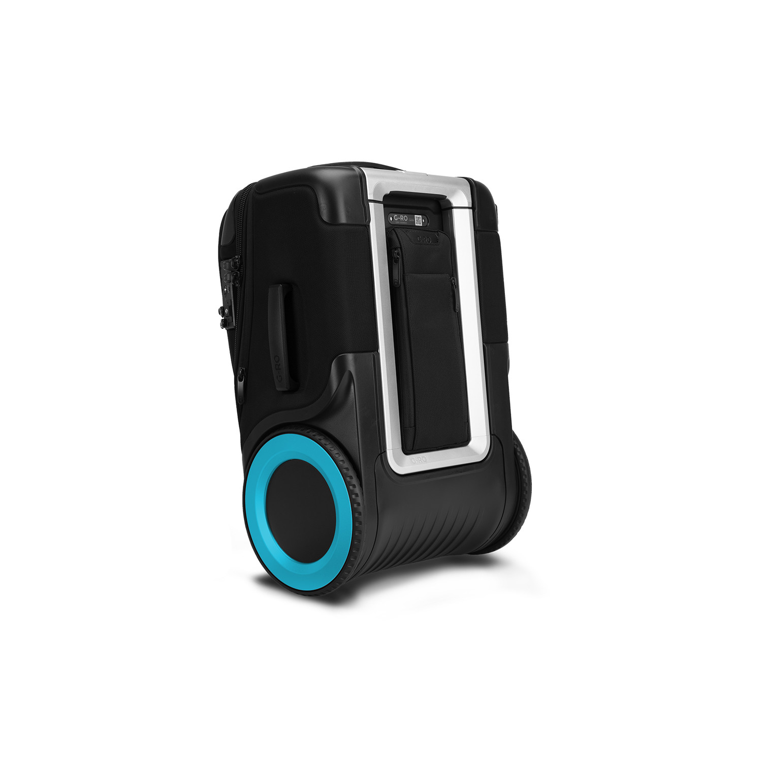 G-RO Carry-On // Classic (Black + Arctic Blue) - G-RO - Touch of Modern