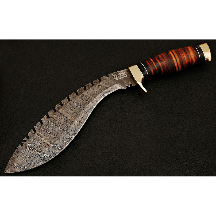 Black Forge Knives - Damascus Fixed Blades - Touch of Modern