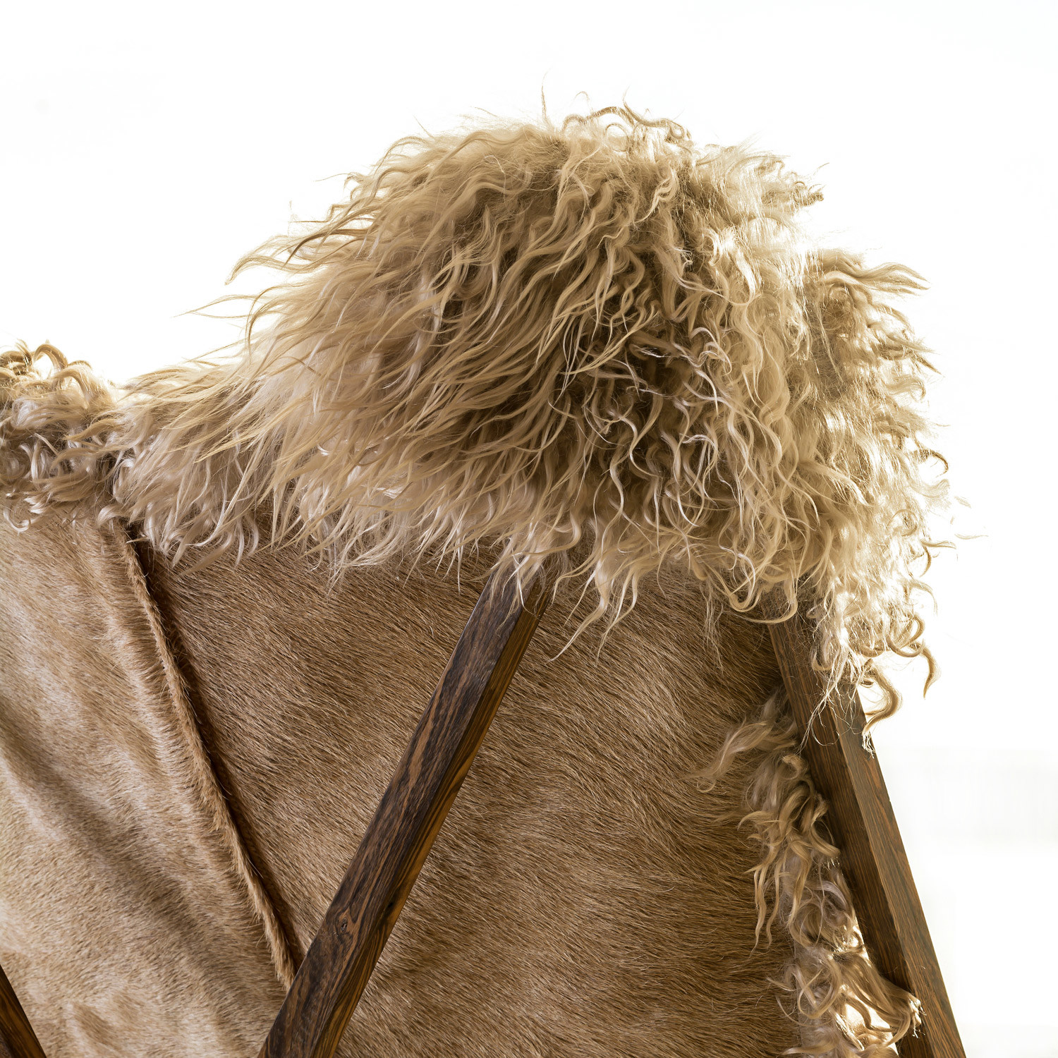 Gallery Chair // Goat (Alabaster) - Cowhide Gallery - Touch of Modern