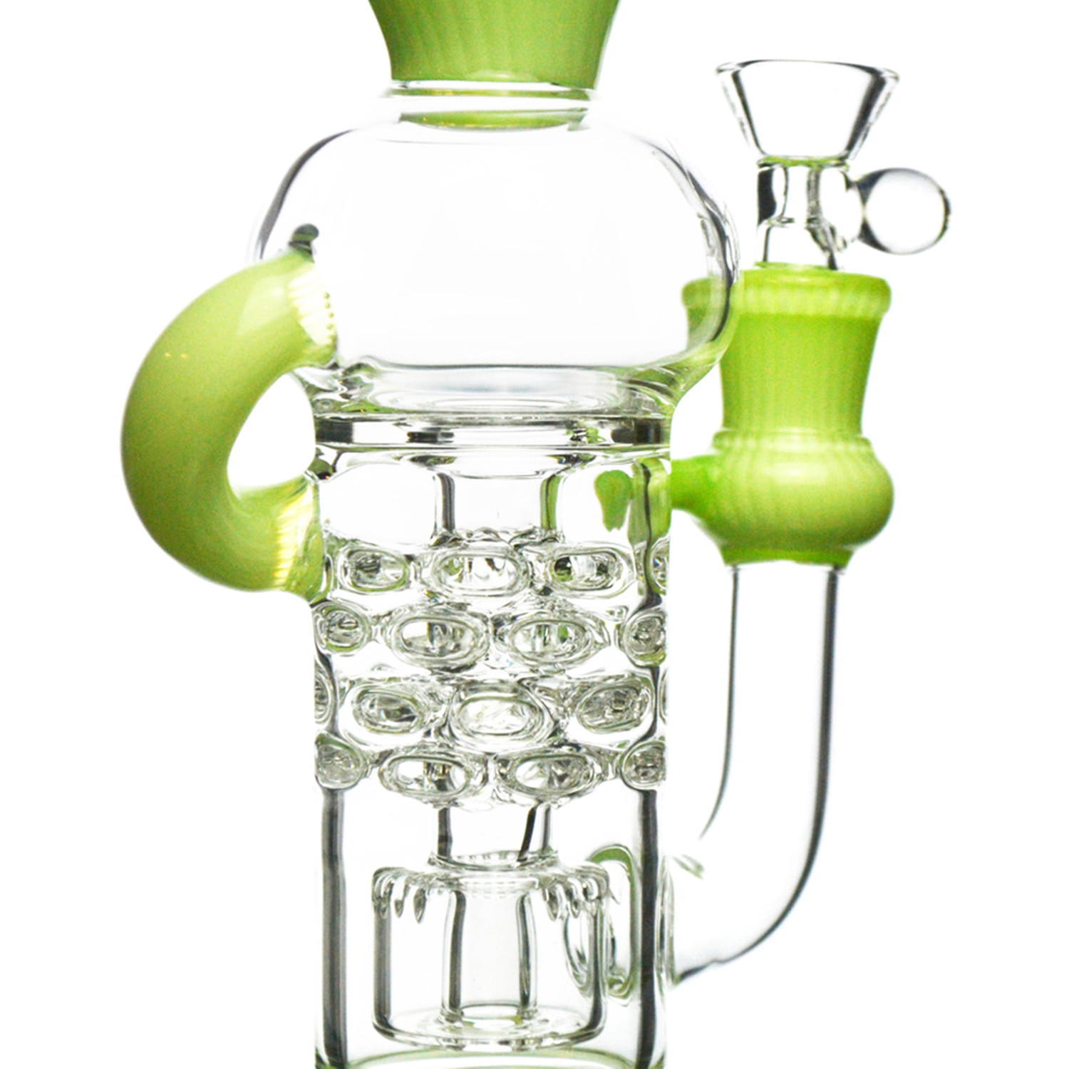 Spoke Recycler Water Pipe - Greenline - Touch of Modern