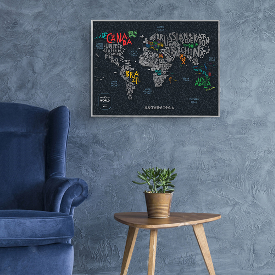 1DEA.me - Scratch Foil World Maps - Touch of Modern