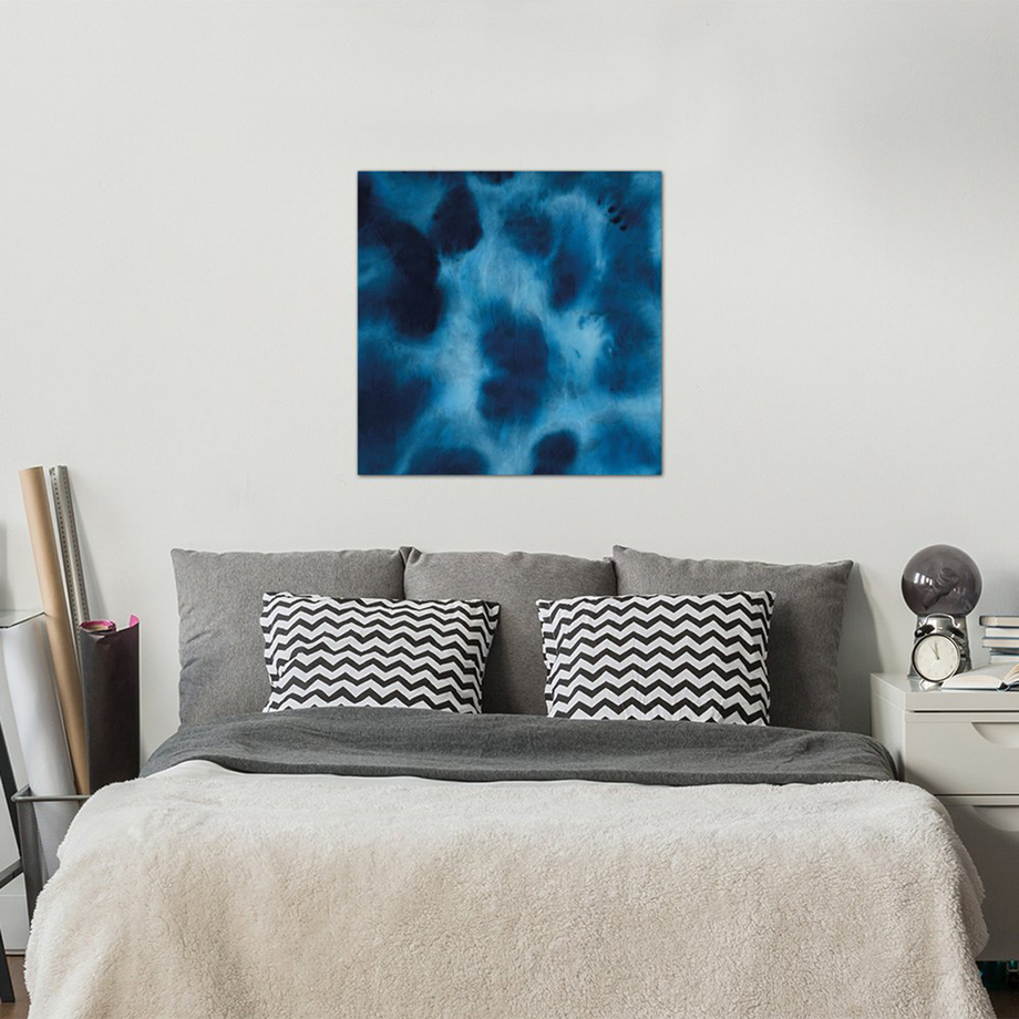 Abstract in Indigo - Dynamic Wall Art Inspired By Blue Tones - Touch of ...