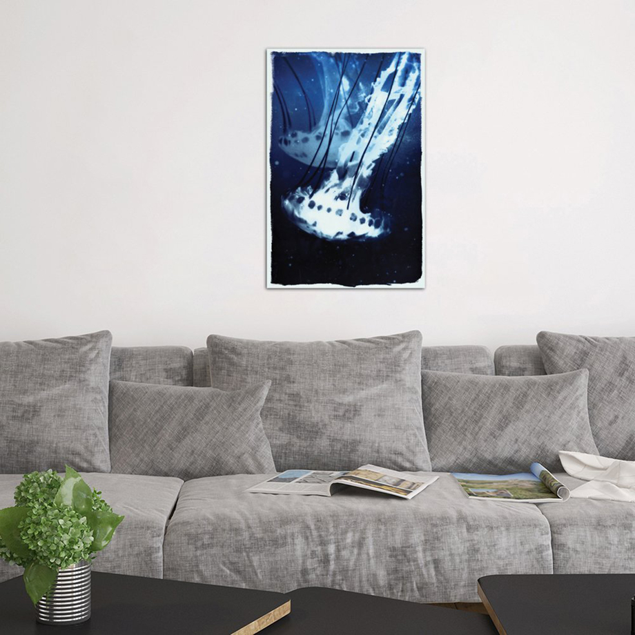 Abstract in Indigo - Dynamic Wall Art Inspired By Blue Tones - Touch of ...