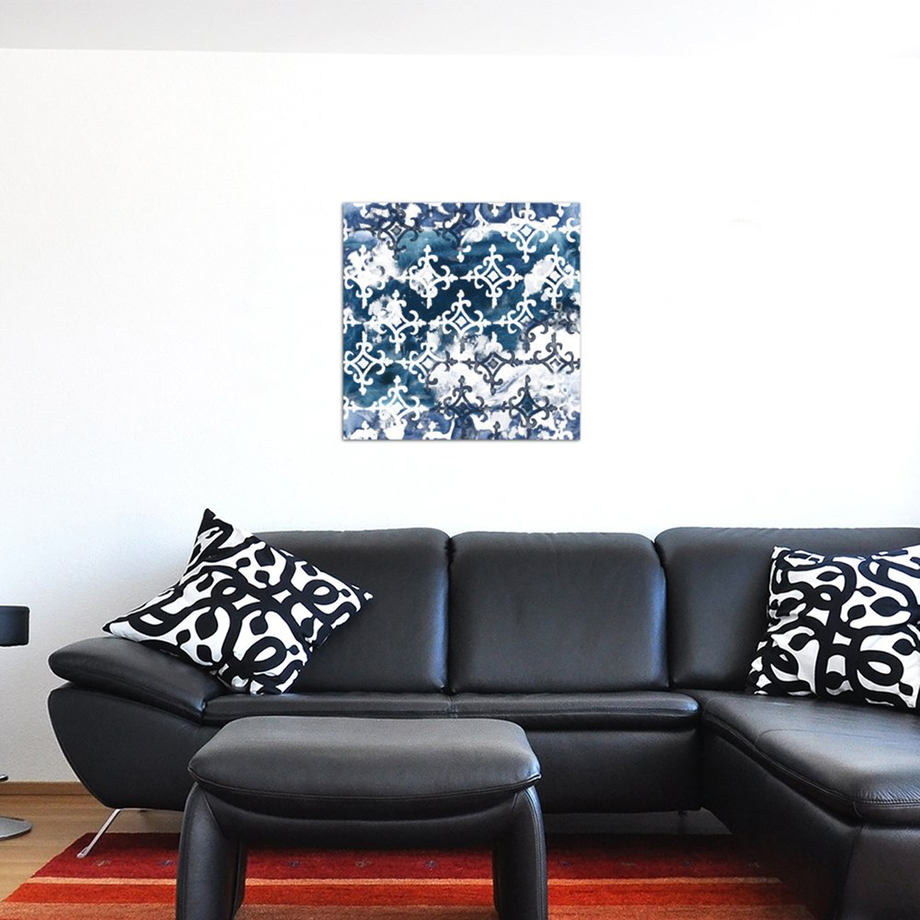 Abstract in Indigo - Dynamic Wall Art Inspired By Blue Tones - Touch of ...