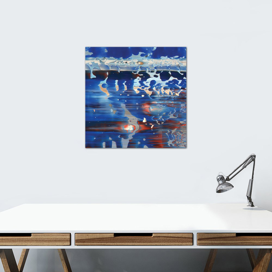 Abstract in Indigo - Dynamic Wall Art Inspired By Blue Tones - Touch of ...