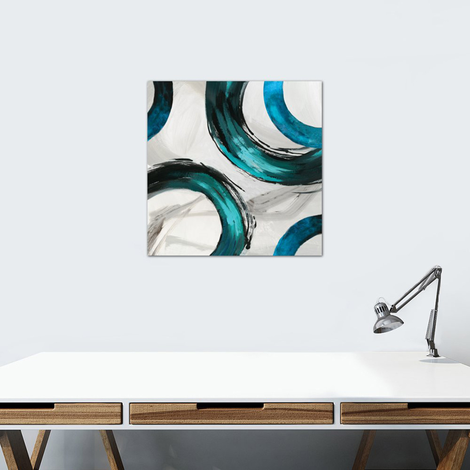 Abstract in Indigo - Dynamic Wall Art Inspired By Blue Tones - Touch of ...