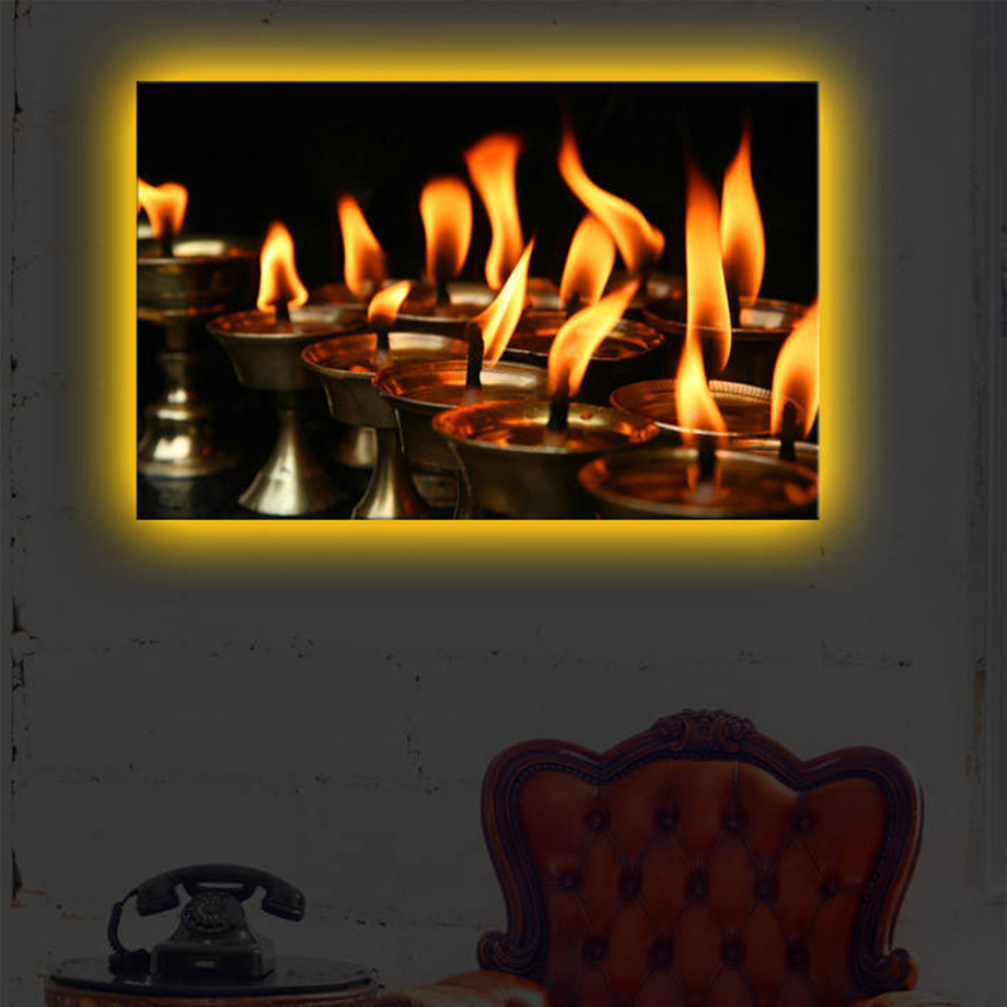 LED Canvas Art - Nature Inspired Illuminated Art - Touch of Modern