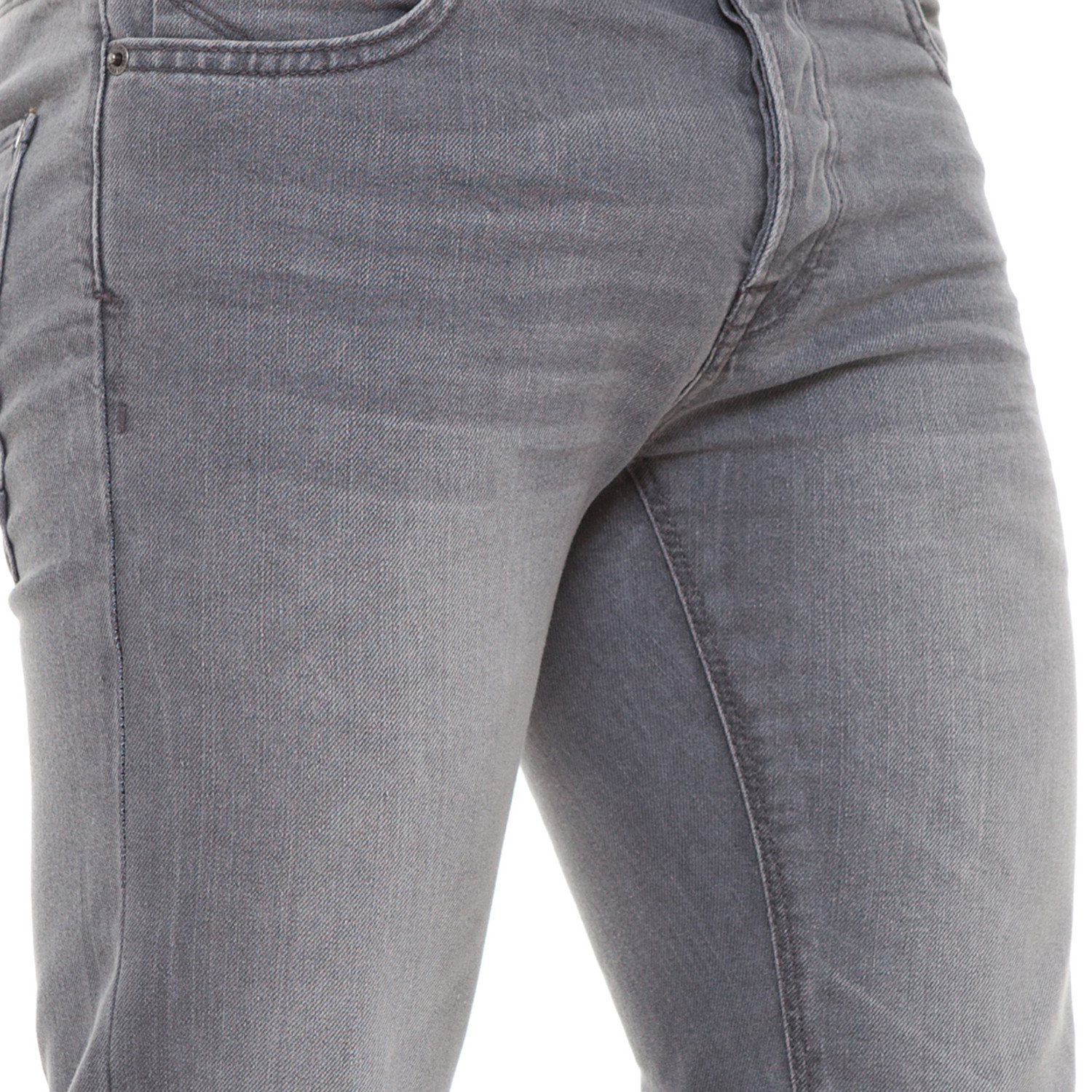 Wayne Jean // Light Grey (30WX30L) - Crosshatch - Touch of Modern