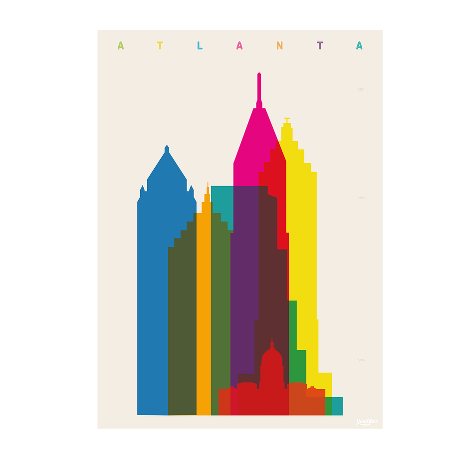 Yoni Alter - Vibrant Architecture Prints - Touch of Modern