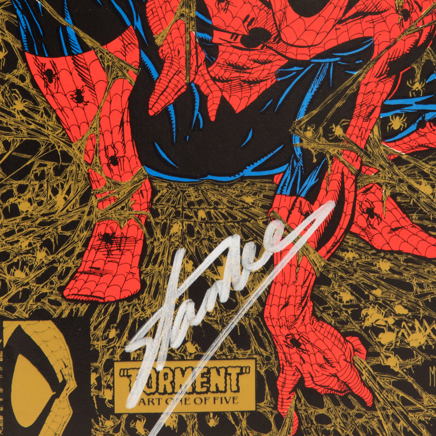 Spiderman Torment #1 Stan Lee Signed Custom Frame - Rare-t