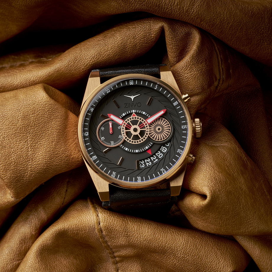 Zinvo Watches - Chronograph Turbine Watches - Touch of Modern