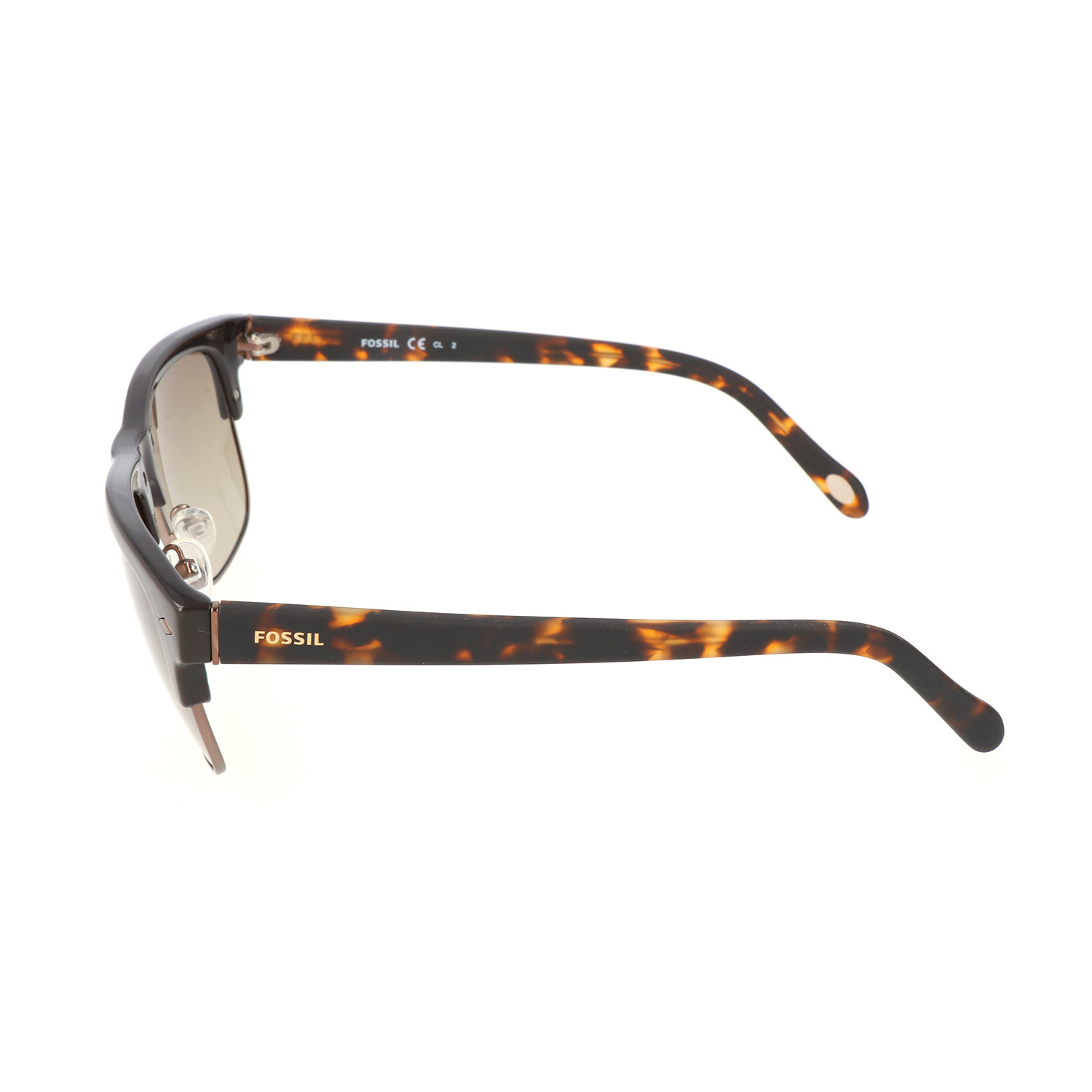 Brooks Sunglass Brown Havana Fossil Touch Of Modern