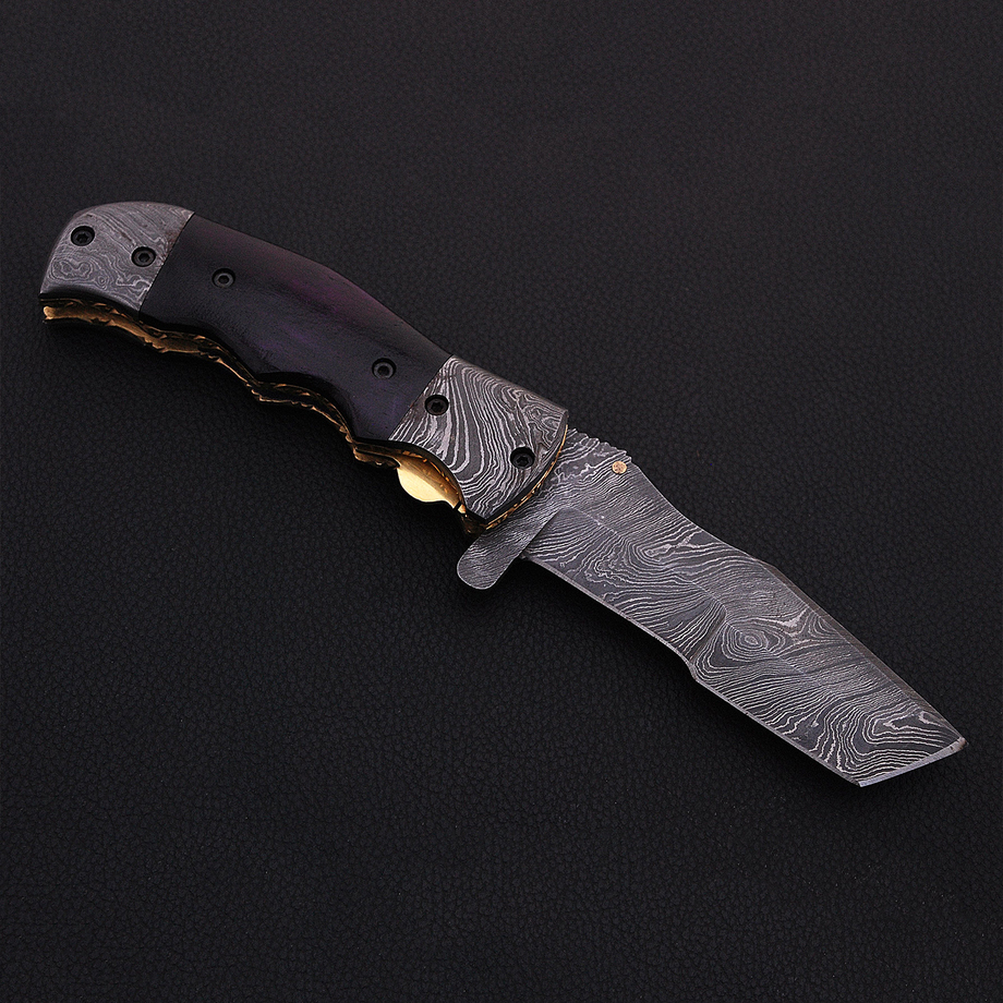 Black Forge Knives - Damascus Steel Liner Locks - Touch of Modern