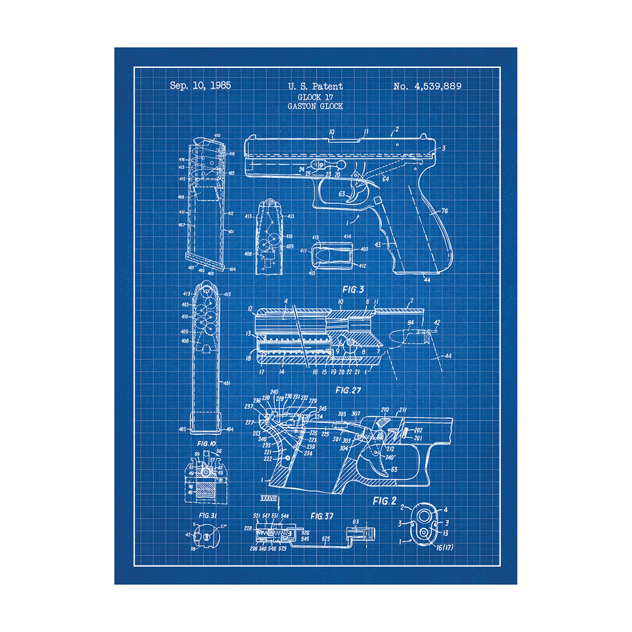 Inked & Screened - Gun Patent Prints - Touch of Modern