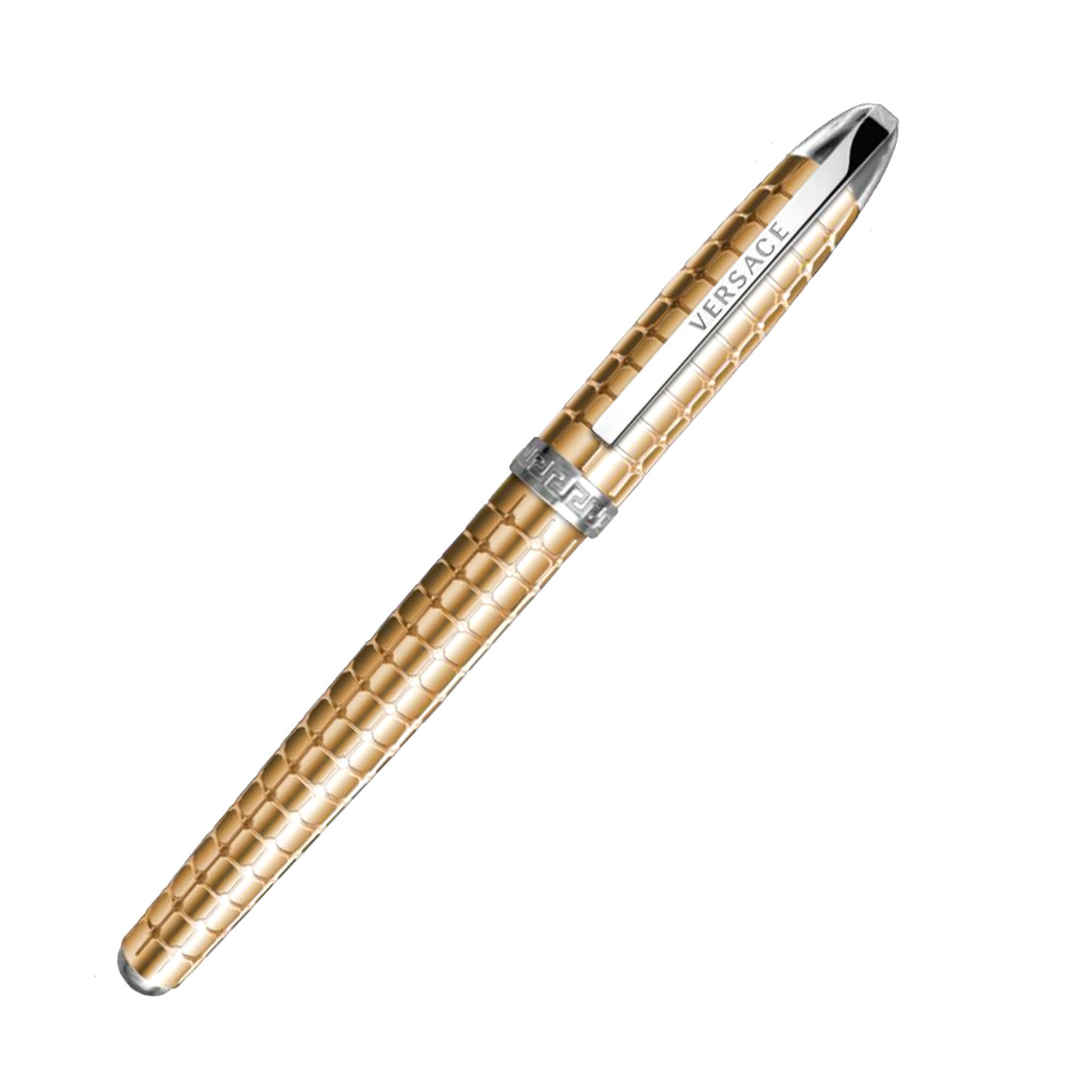 Vanitas Pens Gold + Silver Brass Ball Point Pen - Versace - Touch of Modern