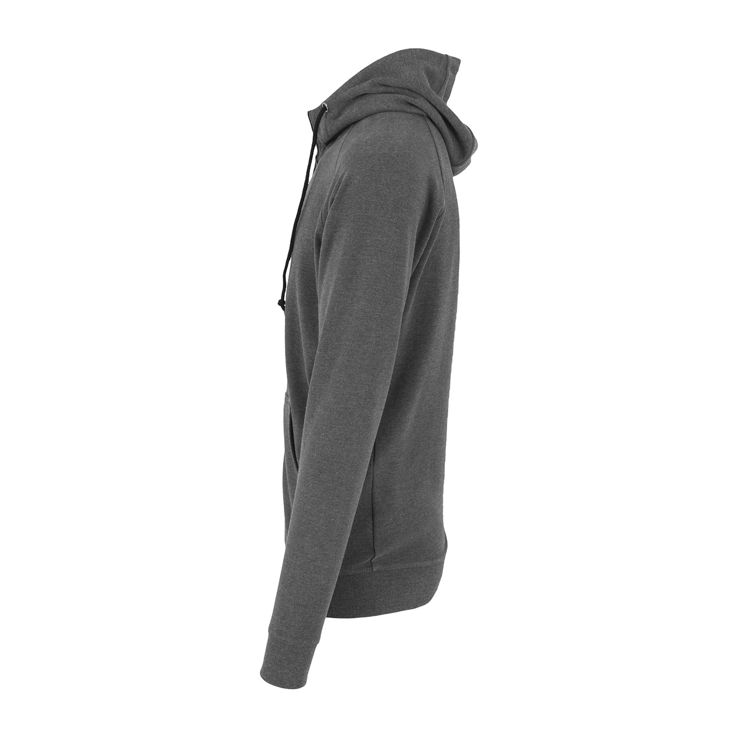 Heavy Interlock Raglan Zip Hoody // Charcoal (S) - Urban Classics ...