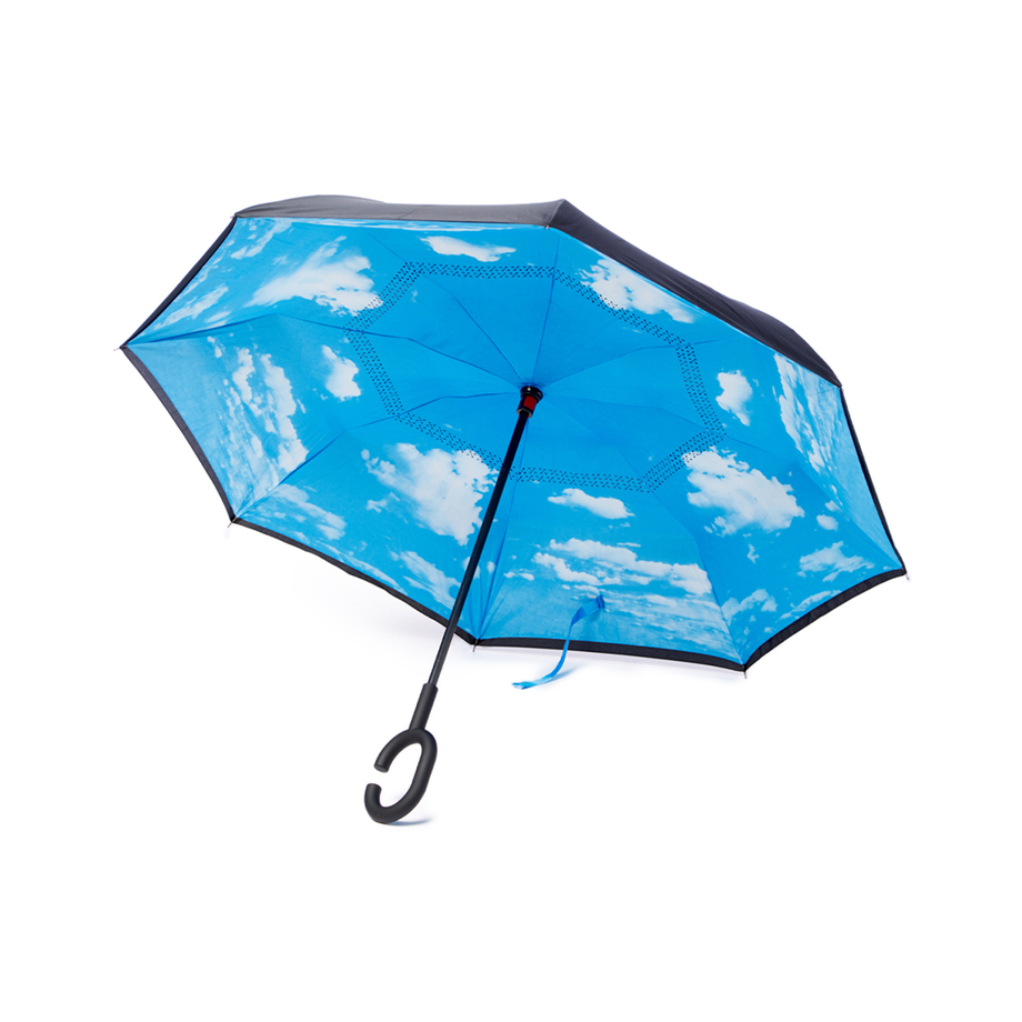 Upside Down Umbrellas - Innovative Reverse Folding Umbrellas - Touch of ...