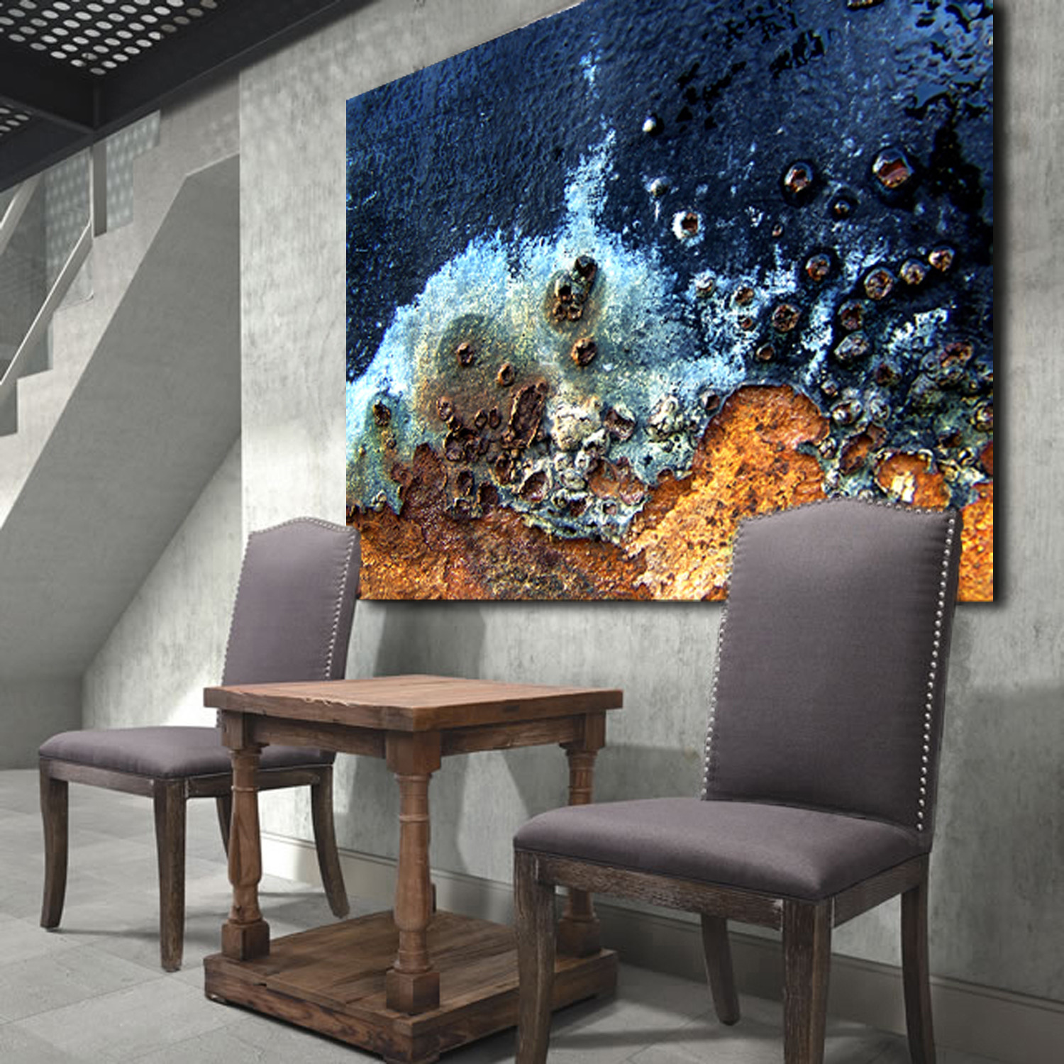 Aging Rust // Acrylic (32"W x 48"H x 2"D) - Portfolio Art Factory ...