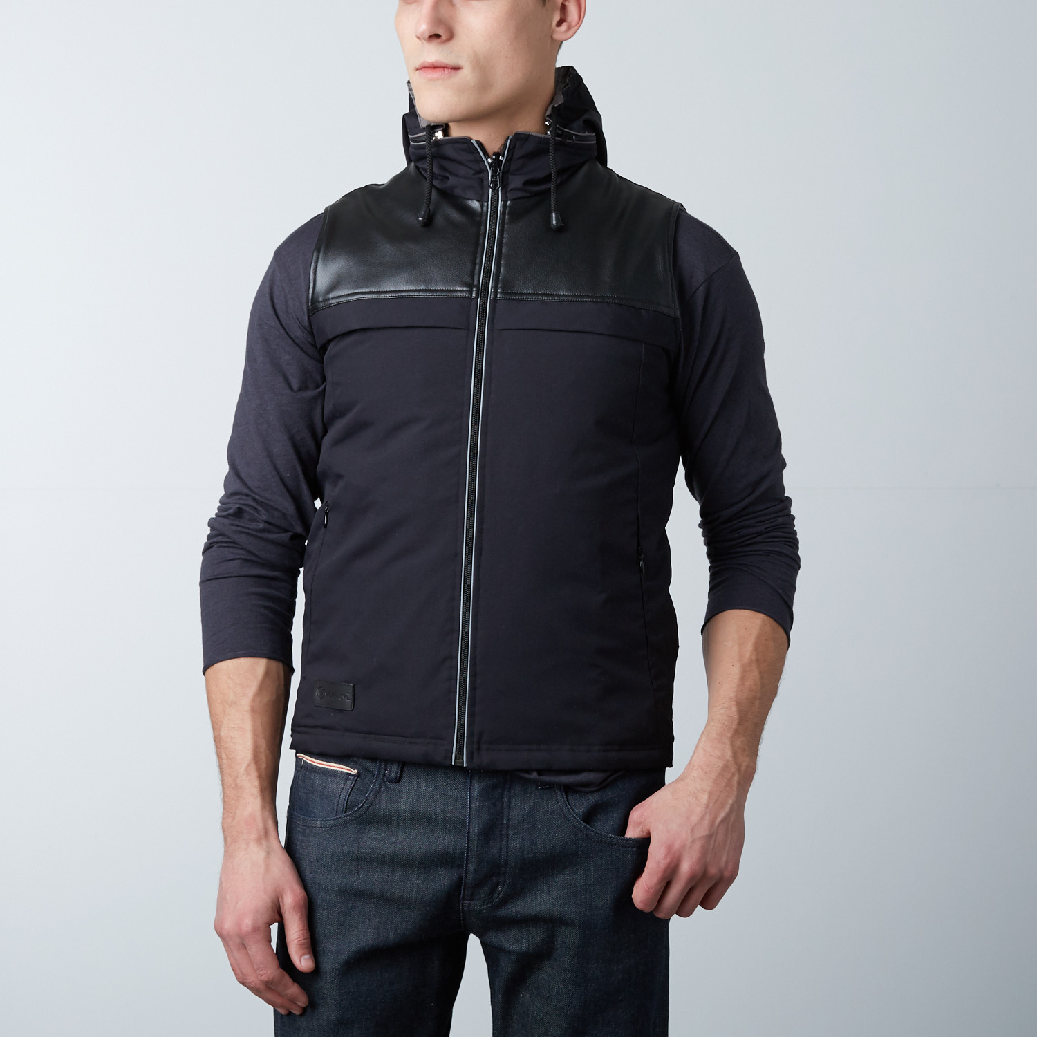 Reversible Vest // Black (XX-Large) - Clearance: Outerwear - Touch of ...