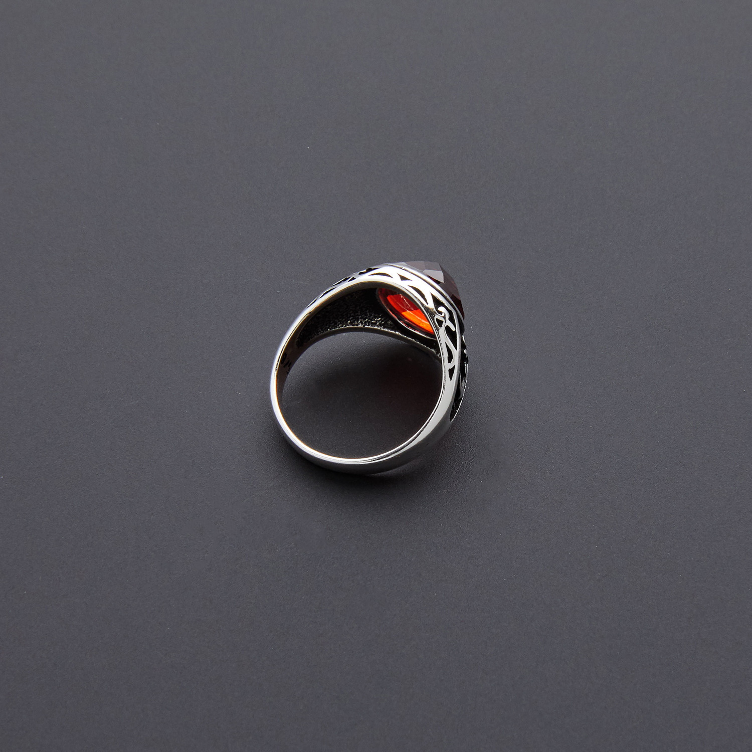 Red Eye Agate Ring (Size 8) - Moon Wolf Jewelry - Touch of Modern