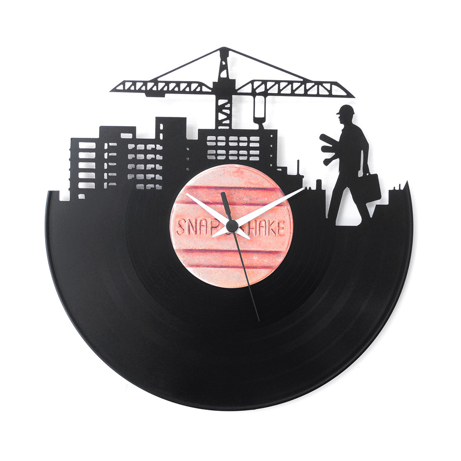 Vinyluse - Laser Cut Vinyl Record Clocks - Touch of Modern