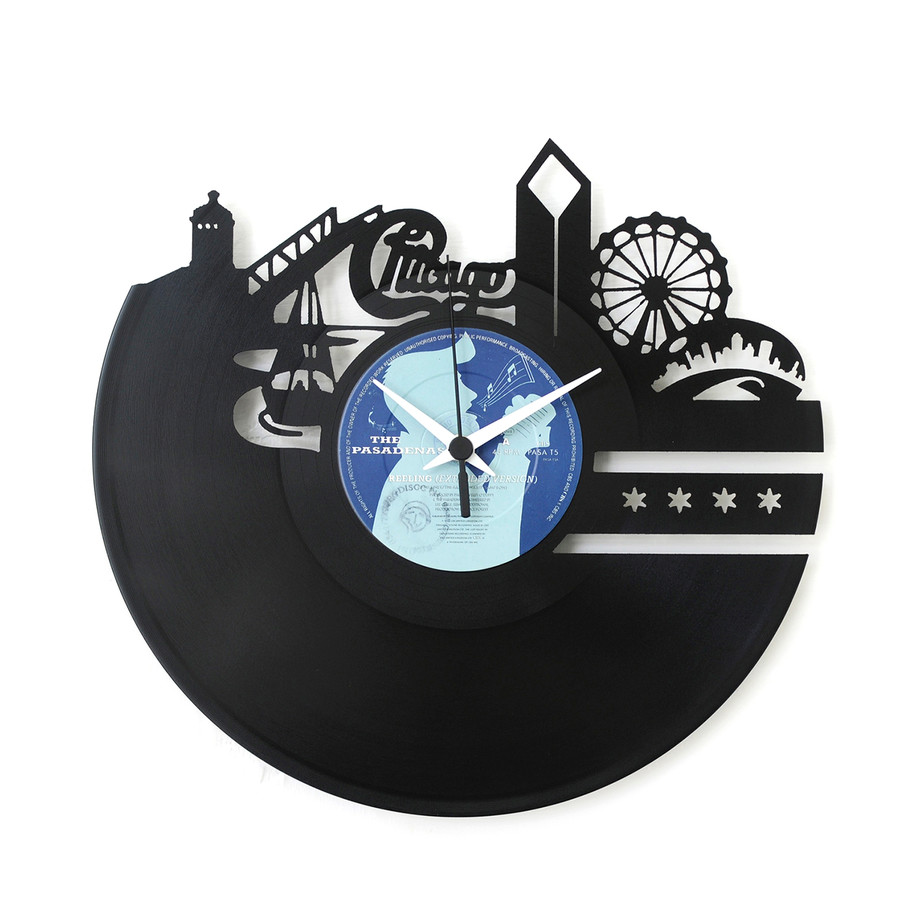 Vinyluse - Laser Cut Vinyl Record Clocks - Touch of Modern