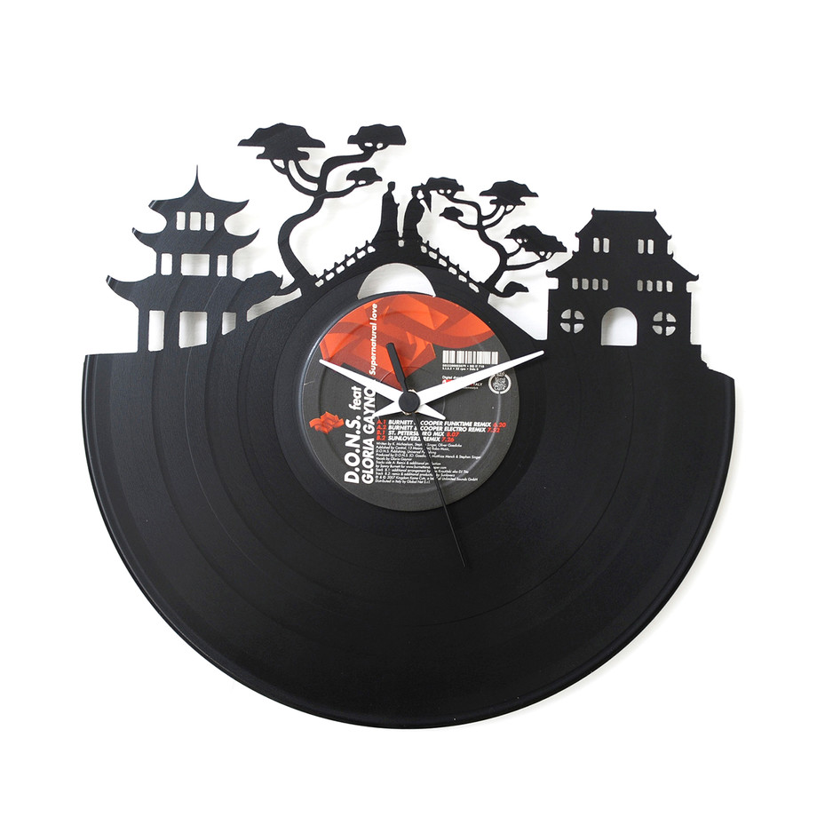 Vinyluse - Laser Cut Vinyl Record Clocks - Touch of Modern