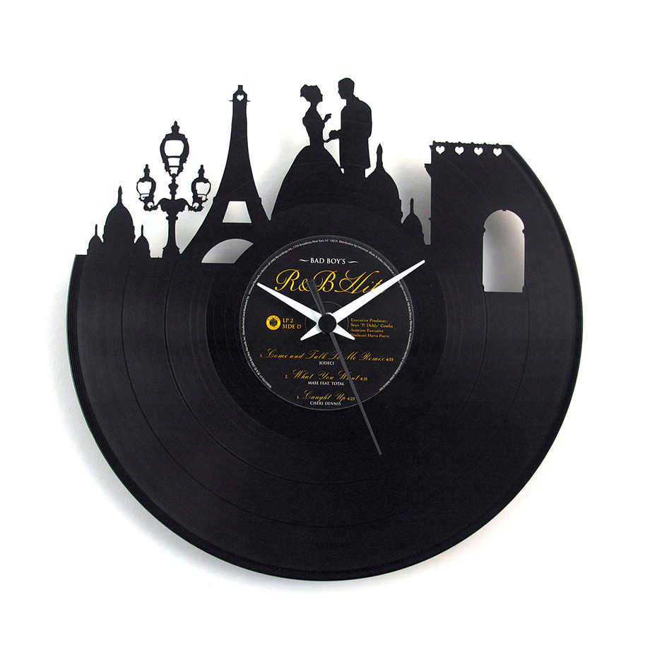 Vinyluse - Laser Cut Vinyl Record Clocks - Touch of Modern