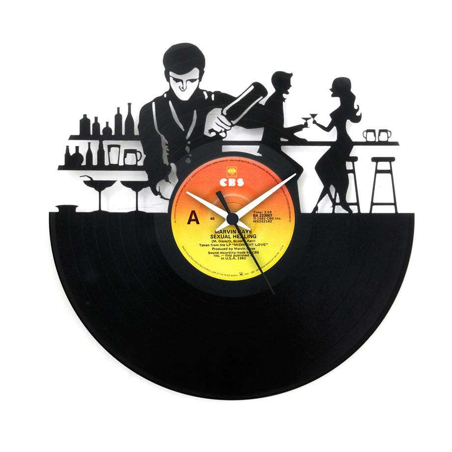 Vinyluse - Laser Cut Vinyl Record Clocks - Touch of Modern