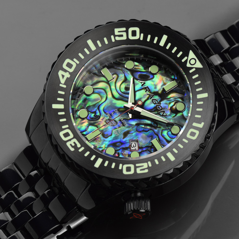 Aragon - Abalone Dive Watches - Touch of Modern