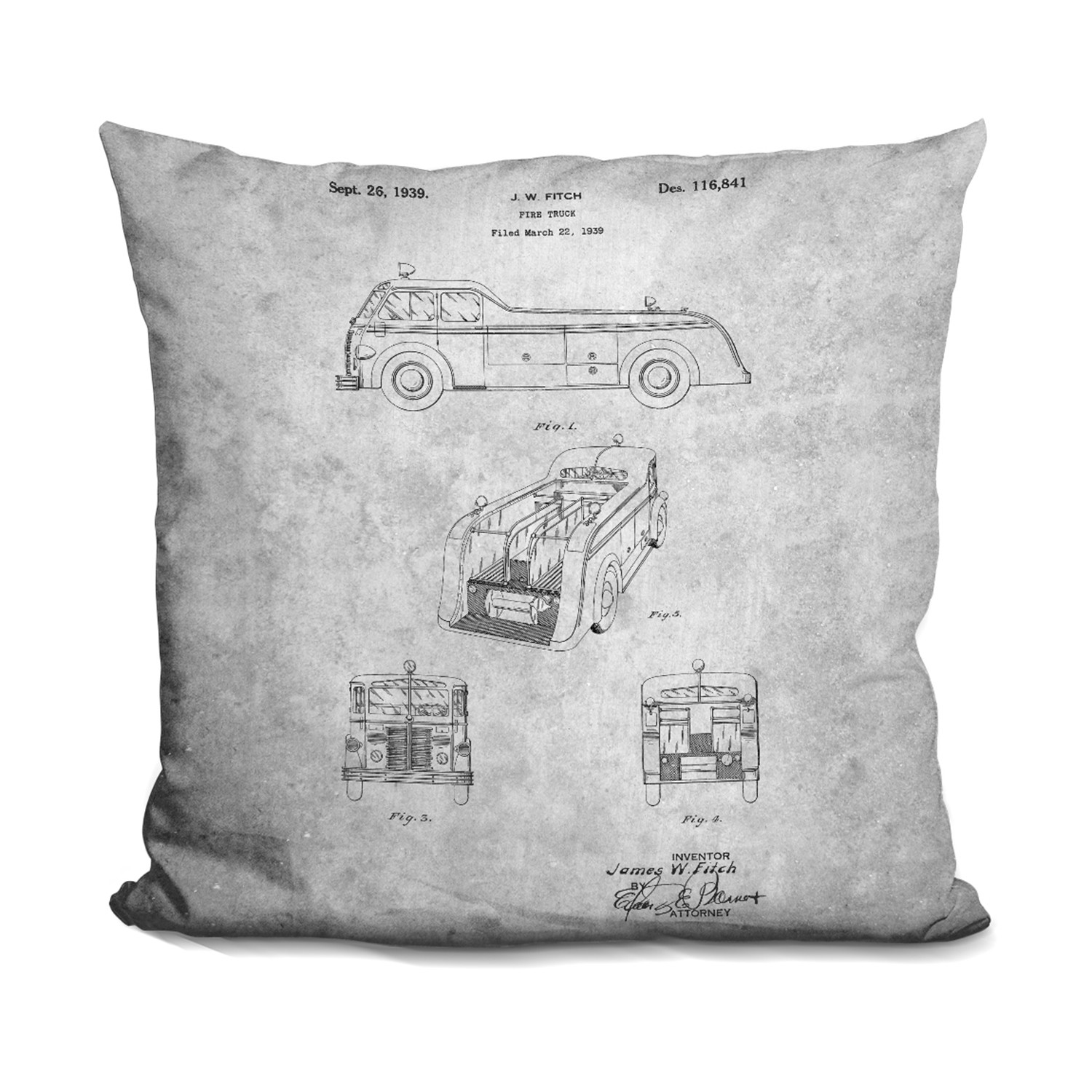 Fire Truck Blueprint - Comfy Blueprints - Touch of Modern