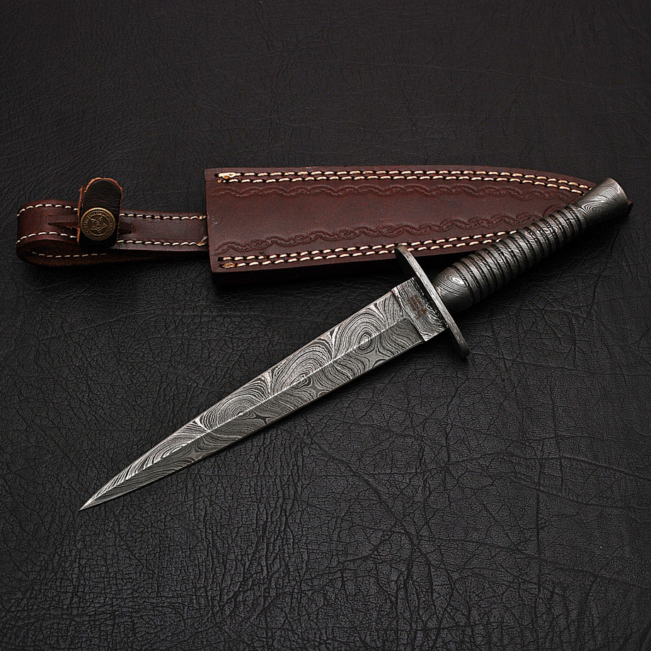 Black Forged Knives - Unique Damascus Blades - Touch of Modern