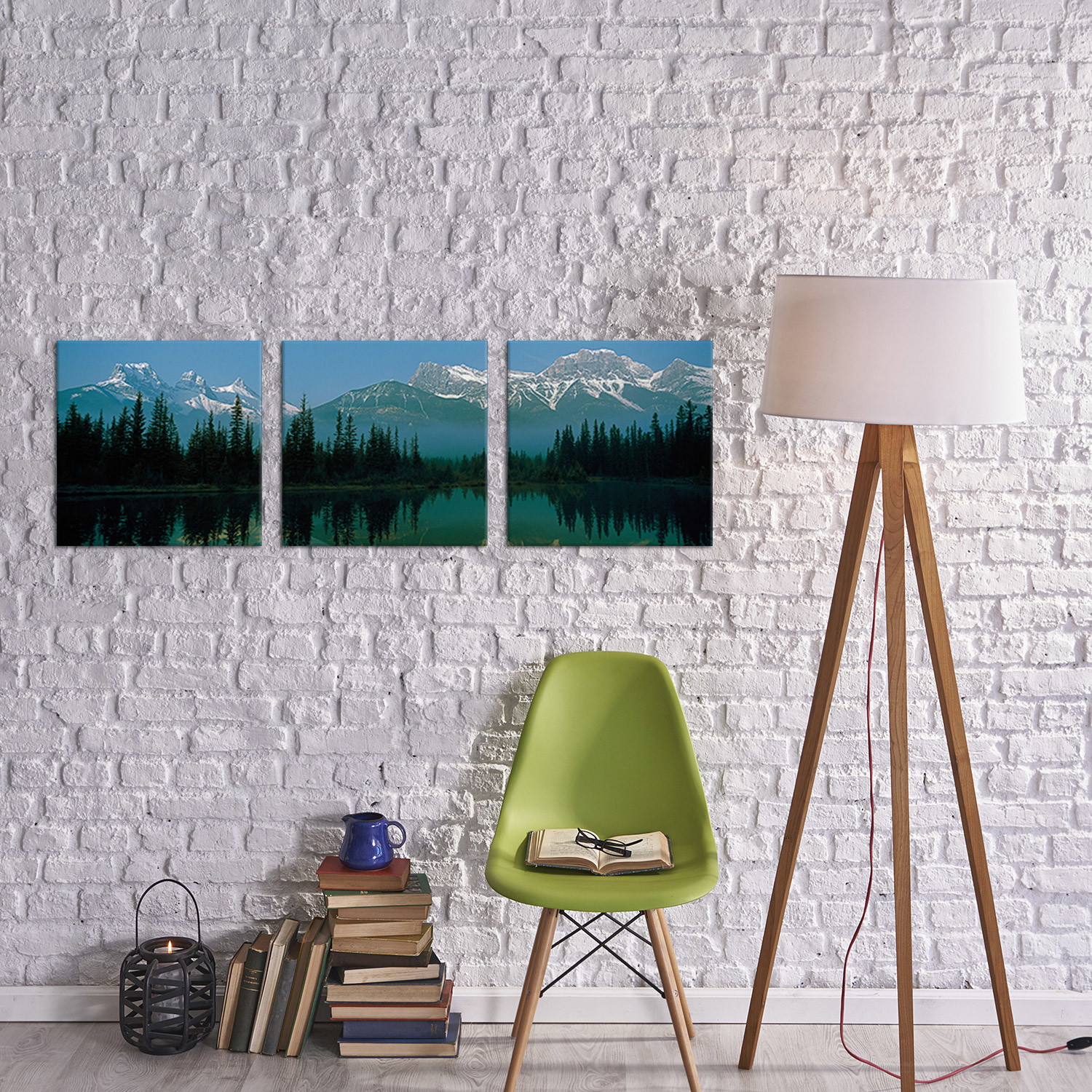 Three Sisters and Mount Lawrence Grassi, Canadian Rockies, Alberta ...